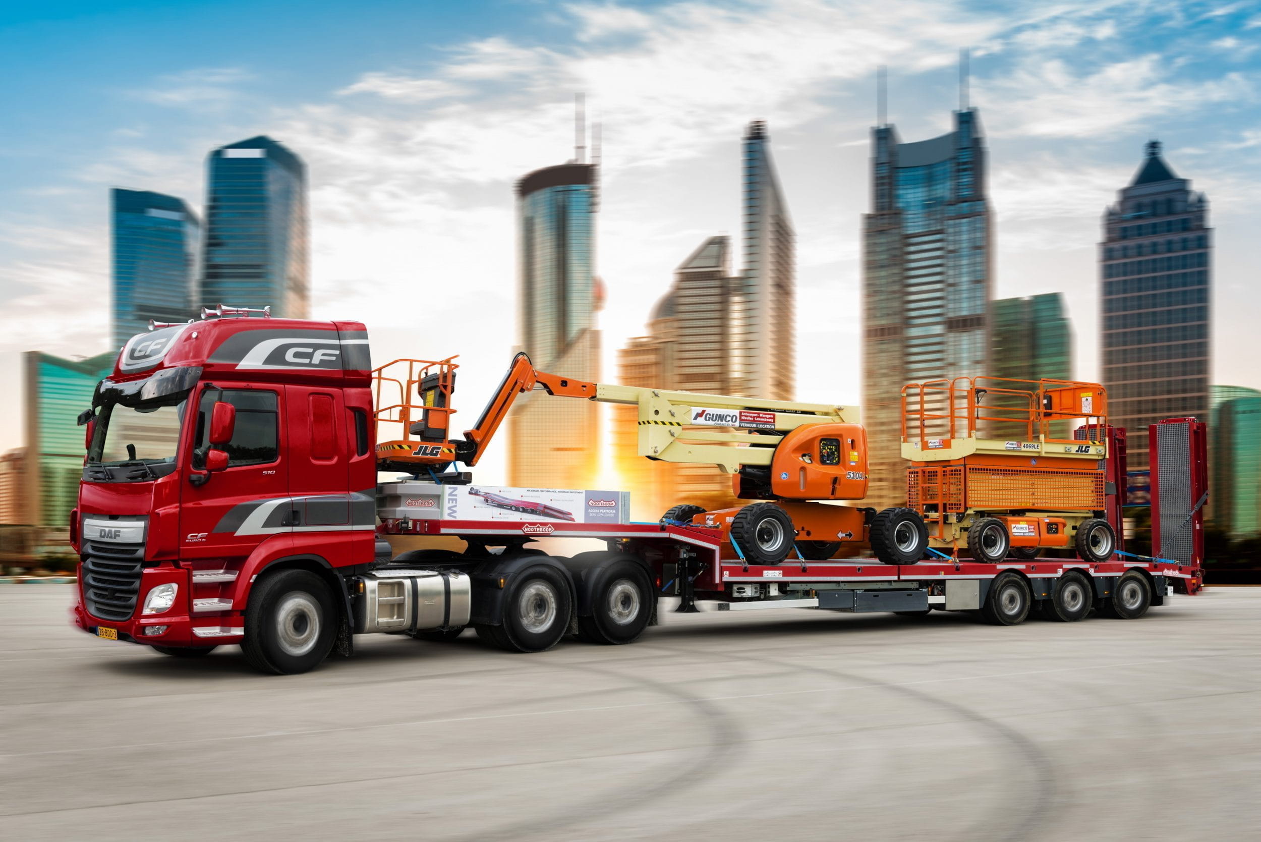 SEMI LOW-LOADERS with hydraulic steering - Nooteboom Trailers