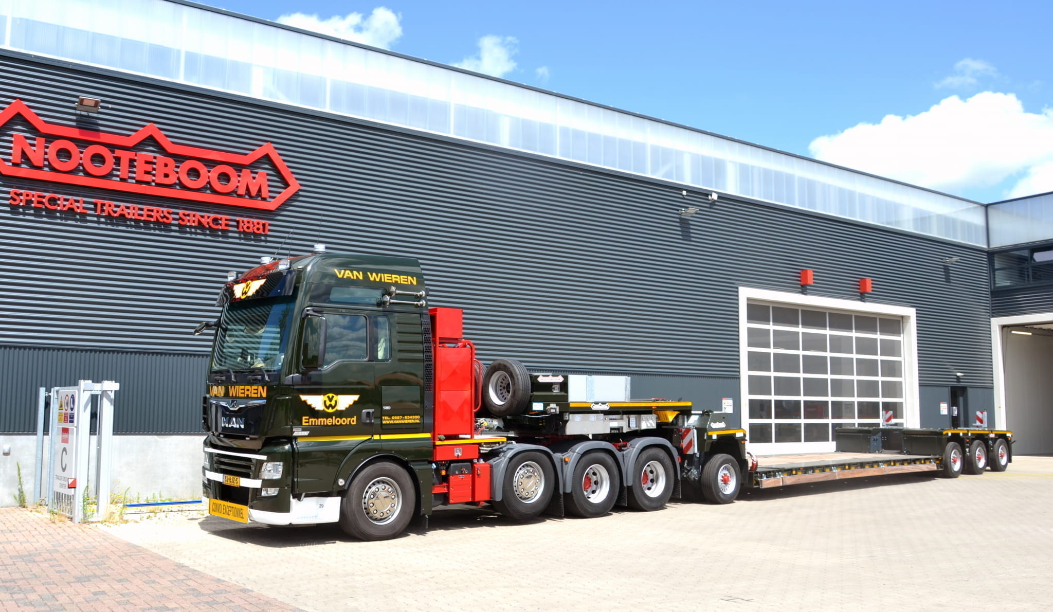 New Nooteboom EURO-PX low loaders for Van Wieren Special | Nooteboom ...